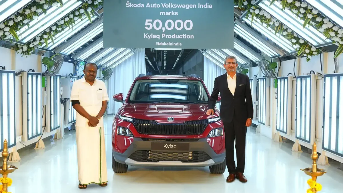 Skoda Kylaq Hits 50,000 Units Milestone in India Production Update